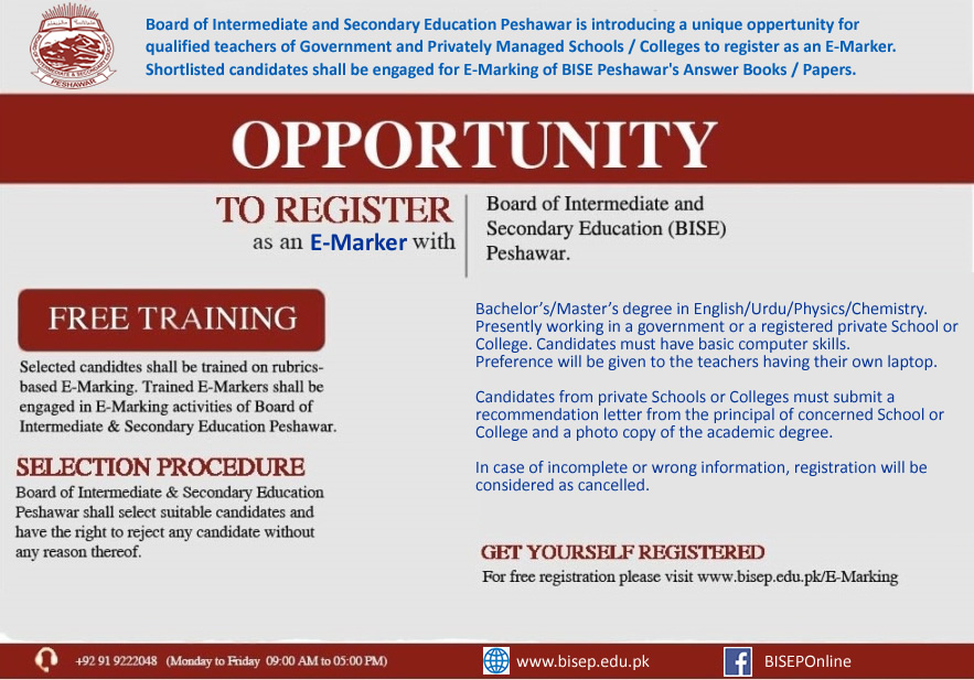 Board of Intermediate & Secondary Education Peshawar :: BISEP